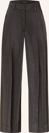 AllSaints Allsaints Marlenehose Poppy Aus Satin schwarz