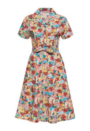 Queen Kerosin Sommerkleid Beaches (1-tlg) im 50s-Style
