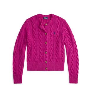 Polo Ralph Lauren Femme, Pulls, Rose, Taille: 38 FR Vesta Cardigan