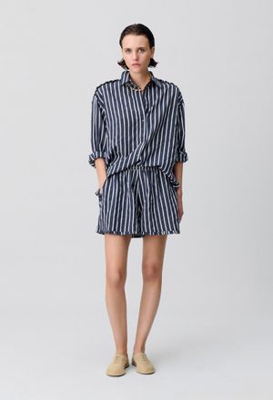 Claudie Pierlot Short ray&eacute; large volant&eacute;