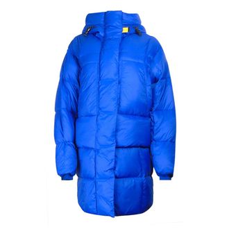 Parajumpers Bold Parka Kos Blaue lange Daunenjacke mit Kapuze
