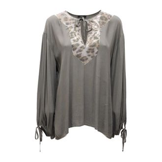 Mason's Gr&uuml;nes Pailletten-Shirt - - Blouses & Shirts - Damen - Gr&uuml;n - XS