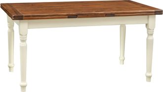 Biscottini International Esstisch ausziehbar Made in Italy 160x90 cm | Esstisch Holz massiv | K&uuml;chentisch ausziehbar