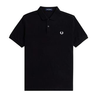 Fred Perry Gestreiftes Slim Fit Poloshirt mit Kragen - - Tops - Herren - Schwarzk - XS