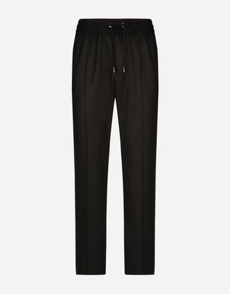 Dolce & Gabbana Jogginghose Aus Flanell - Mann Hosen Und Shorts Schwarz 58
