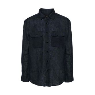 Brioni Homme, Chemises, Bleu, Taille: M Chemise