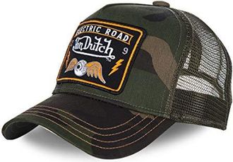Von Dutch Casquette Von Dutch Electric Road armee - Homme (VD/0/CAS1/SQUARE4)-vert camouflage - TU