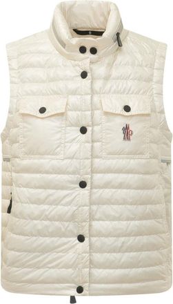 Moncler Femme, Vestes, Blanc, Taille: 36 FR Grenoble Padded Gilet