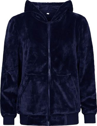 Heat Holders Wärmehalter - Mens Soul Warming Soft Fleece Lounge Hoodie - Navy