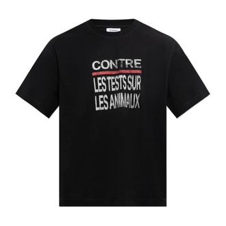 VETEMENTS T-Shirt im Vintage-Look - - Tops - Herren - Schwarzk - M