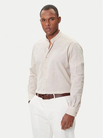 Karl Lagerfeld Hemd 605035 552627 Beige Regular Fit
