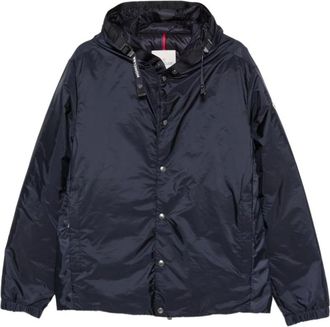 Moncler Homme, Vestes, Bleu, Taille: XL Moncler Manteaux Blue