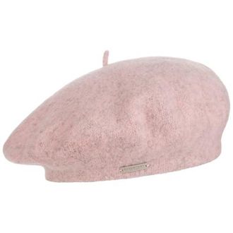 Seeberger B&eacute;ret pour Femme b&eacute;ret Basque dhiver (Taille Unique - Rose-mouchet&eacute;)