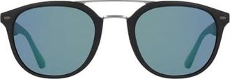Columbia Unisex Adult Sunglasses C546SP FIRECAMP - Matte Black/Green Flash with Green Flash Mirror Lens