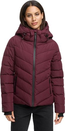 Marikoo Winterjacke Damen (XS-3XL) - Wasserabweisend, Warm, Kapuze abnehmbar, Winddicht - Steppjacke, Frauen - Stehkragen, 4 Taschen, verl&auml;ngerter Zipper - Wi
