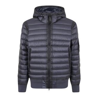 C.P. Company C.p. Company, Homme, Vestes, Bleu, Taille: M Veste &agrave; lentille &agrave; capuche