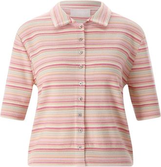 Hemisphere Femme, Pulls, Multicolore, Taille: 44 FR Gilet Court &agrave; Manches Courtes