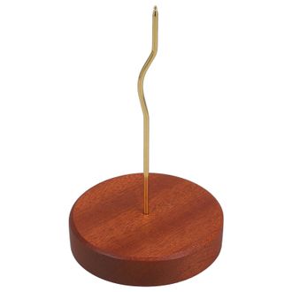 TOPBATHY Praktischer Schreibtisch quittungshalter aus Holz Stabiler Zettelspie&szlig;er f&uuml;r Rechnungen und Belege Idealer Rechnungshalter f&uuml;r Effiziente K&uuml;chenbestel