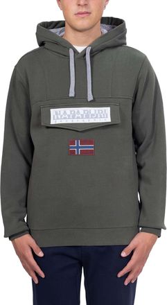 Napapijri Burgee Herren Winter-Sweatshirt, Milit&auml;r, XL