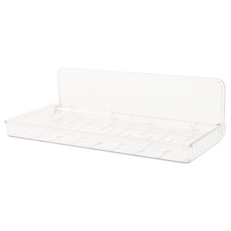 Valiclud Transparenter Wandaufbewahrungsorganizer aus Kunststoff Gro&szlig;es Schwebendes Wandregal ohne Bohren Kosmetik und Badezimmerregal zur Platzsparenden Aufbe