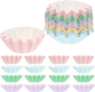 Angoily 150 St&uuml;ck Wiederverwendbare Kerzentabletts aus Pet Runde Wachseins&auml;tze Hitzebest&auml;ndige Untersetzer f&uuml;r Duftwachs Tischdeko f&uuml;r Einweihung Hochzeit und