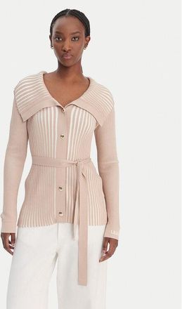 Liu Jo Strickjacke TA6116 MS55N Beige Regular Fit