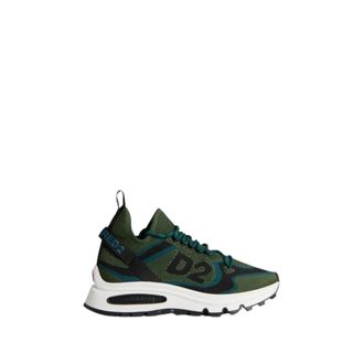 Dsquared2 Green Logo Sneaker - - Shoes - Herren - Mehrfarbig - 42 EU