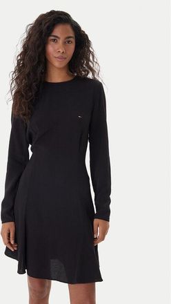 Tommy Jeans Kleid f&uuml;r den Alltag DW0DW21916 Schwarz Regular Fit