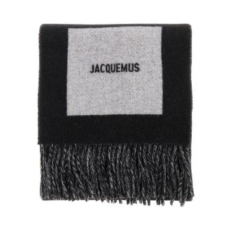Jacquemus Rond Carr&eacute; wool scarf Woman One Size