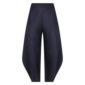Issey Miyake Femme, Pantalons, Noir, Taille: 46 FR Wide Pantalons
