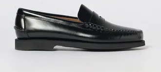 Sebago Mocassins Penny en cuir bross&eacute; avec barrette et plateau relev&eacute;