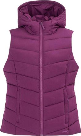 Slazenger Weste f&uuml;r Damen, Wattiert, Polyester (Pflaume)