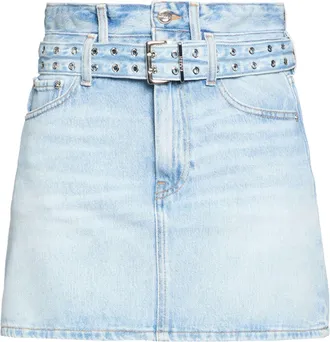 Ganni HOSEN & R&Ouml;CKE - Jeansr&ouml;cke auf YOOX.COM