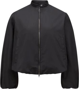 Moncler Femme, Vestes, Noir, Taille: 40 FR Gruissan Bomber