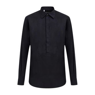 Dolce & Gabbana Klassisches Marineblaues Hemd - - Shirts - Herren - Blau - L