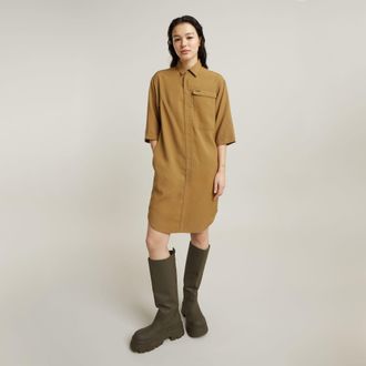 G-Star Cargo Tunic Kleid - Beige - Damen