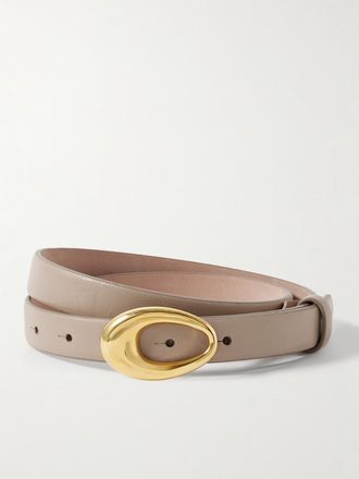 Khaite Ceinture En Cuir Olivia - Neutres