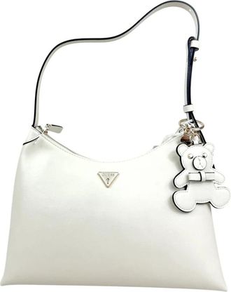 Guess Femme, Sacs, Blanc, Taille: ONE Size Kassie Hobo