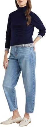 Benetton Maillot de Cyclisme M/L 1002d2348 Sweater, Bleu foncé 016, L Femme