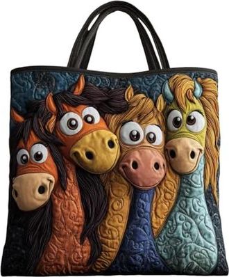 Generic Sac fourre-tout matelass&eacute;, sac &agrave; main matelass&eacute; tendance avec plusieurs styles de voyage quotidien original et vibrant avec plusieurs designs Sac de w