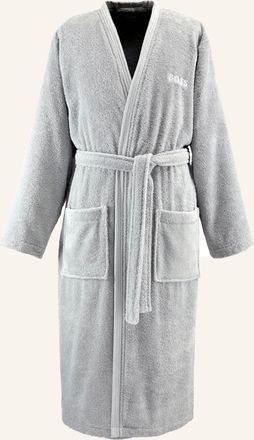 HUGO BOSS Bademantel Edge grau