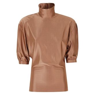 Paco Rabanne Damen, Blusen & Hemden, Braun, 2XSGr&ouml;&szlig;e