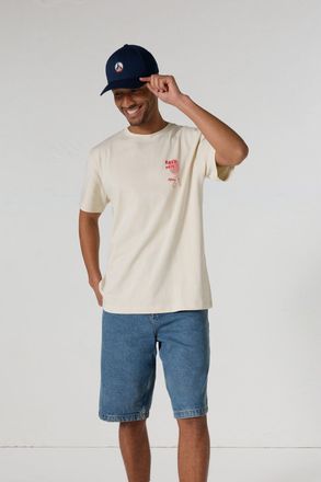 Jott T-shirt col rond mixte imprim&eacute; Naturel Samet - Taille XL