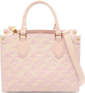 Louis Vuitton 2021-2025 Monogram Empreinte Summer Stardust OnTheGo PM satchel - Rosa
