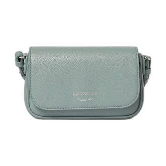 Emporio Armani Sac bandouli&egrave;re en cuir synth&eacute;tique grain&eacute; - Femme - Sacs - Bleu - Taille: ONE Size