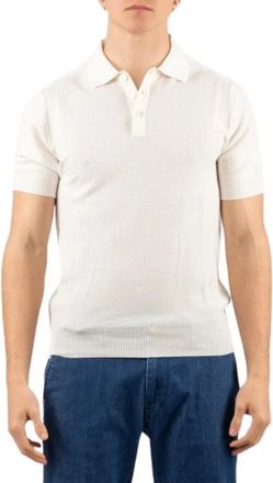 Gran Sasso Homme, Tops, Blanc, Taille: M Polo