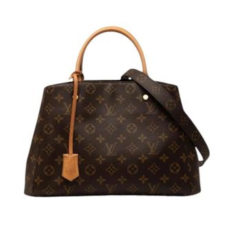 Louis Vuitton Pre-owned Montaigne MM - - Pre-owned - Damen - Braun - ONE SIZE