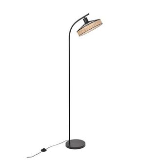 Corep Lampadaire métal noir ZELIE H160.5cm
