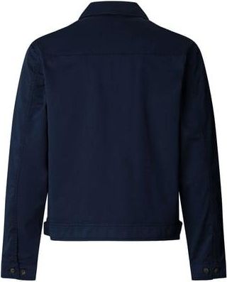 Fa&ccedil;onnable Blouson col classique en coton m&eacute;lang&eacute;