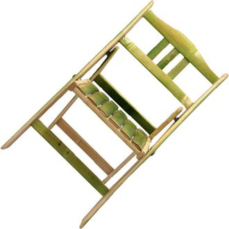 Milisten Klappstuhl Aus Bambus Leicht Und Platzsparend Für Camping Und Outdoor-aktivitäten Mit Rückenlehne Für Komfort Schnell Und Abgebaut Robust Und Langlebi